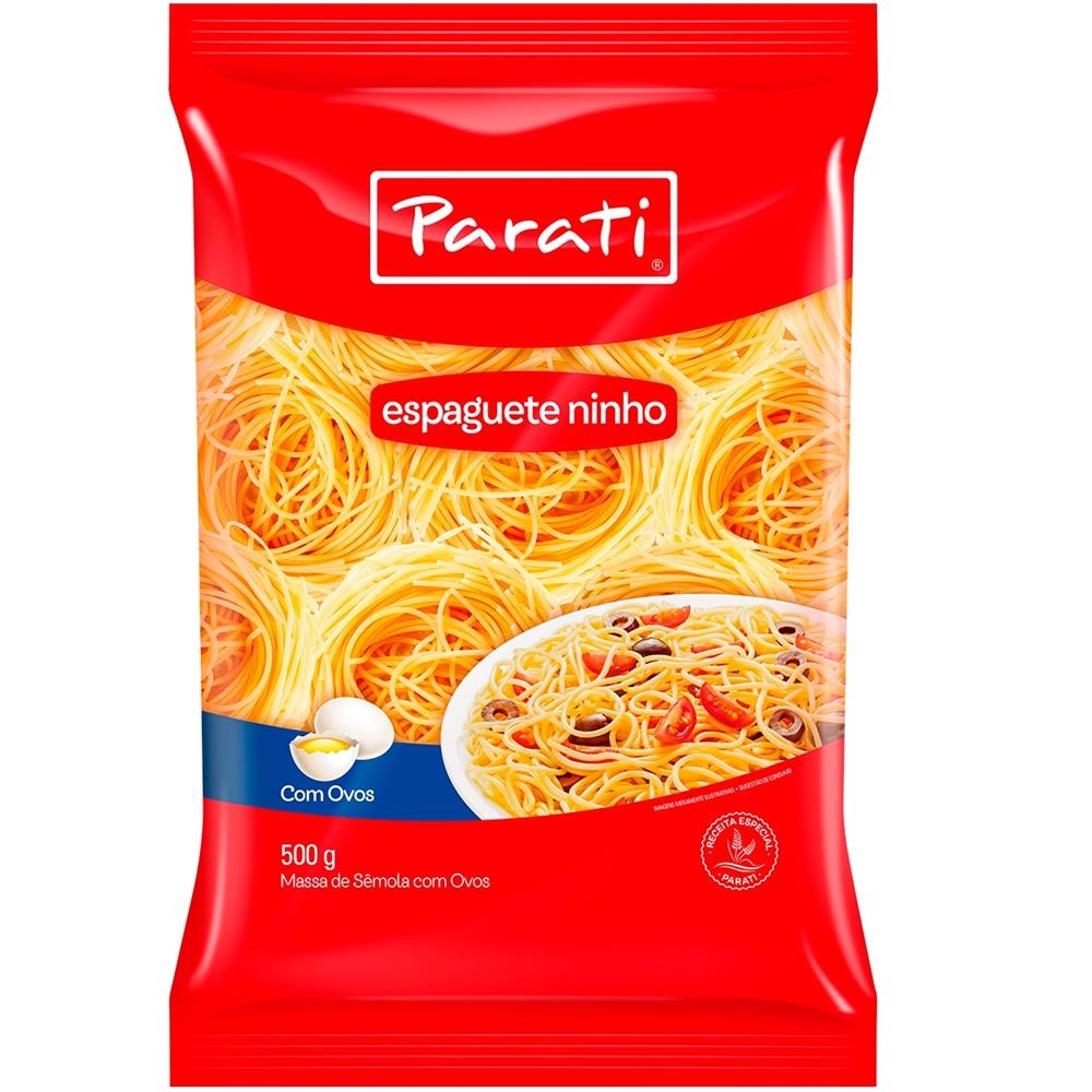 Massa Parati Com Ovos Espaguete Ninho 500g Massas Torre De